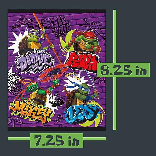 Ninja Turtle Birthday Party Supplies - Party Favor Bags (Pack of 16) and Sticker