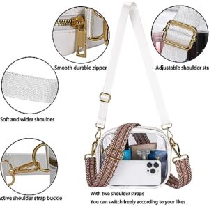 Zyig clear bag stadium approved clear purse Stadium Approved Crossbody Women Small Handbags Transparent for Concert Activityclear bag clear purse