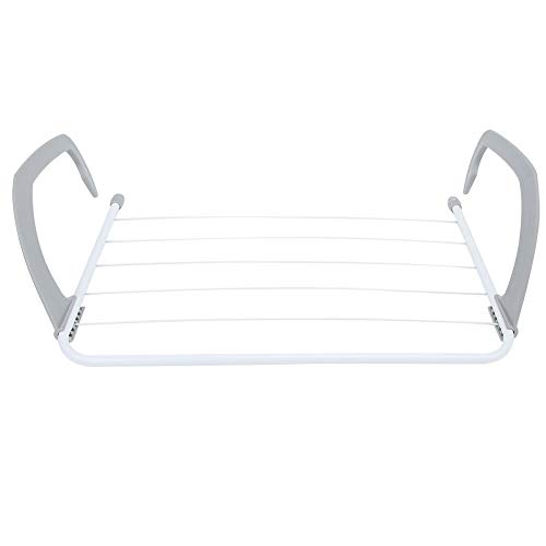 VTOSEN Convenient and Space-Saving Balcony Retractable Folding Clothes Drying Rack Versatile Indoor Outdoor Clothes Hanger