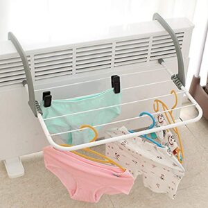 VTOSEN Convenient and Space-Saving Balcony Retractable Folding Clothes Drying Rack Versatile Indoor Outdoor Clothes Hanger