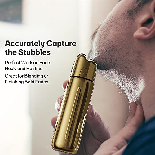 AidallsWellup Foil Shavers Men: All-Metal Housing Foil Shaver Electric Razor Electric Shavers Maquina De Afeitar para Hombre Shaving Machines Barber Shaver Foil Razor Golden Dualfoil POWERFOILPRO X2