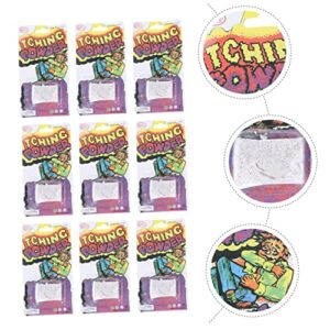 Toyvian 48 pcs Trick Toys Birthday Novelty Supplies Itching Props Spoof Spray Fart Witch Play Gag Toy Not Safe Prop Allergic Fools April Day Favors Interesting Surprise Halloween Powder