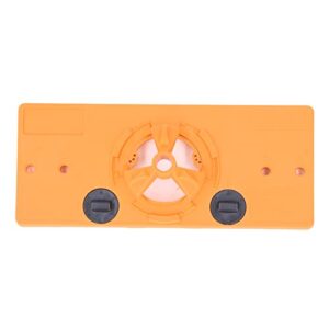 Hinge Drilling Hole Jig Concealed Hinge Hole Saw Jig,Hinge Jig Kit Hinge Jig kit Hinge Hole Cutter Hinge Hole Cutter ABS Tool (Yellow)