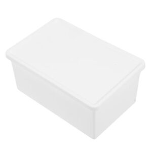 nolitoy box sheet laundry storage box containers for organizing laundry room bucket laundry holder laundry powder bin plastic drawers iron washing powder bucket white