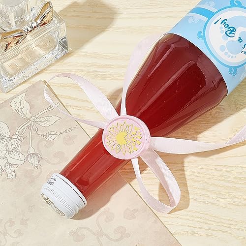 CRASPIRE Sunflower Wax Seal Stamp 25mm Removable Brass Head Retro Vintage Sealing Wax Stamp with Wooden Handle for Wedding Invitations Envelopes Christmas Thanksgiving Gift Packing