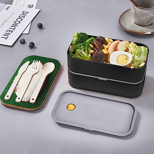 White Rugby Ball Adult Lunch Box, Bento Box, With Cutlery Set Of 3, 2 Compartments, Rectangular, Lunch Box For Adults