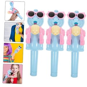 ibasenice 3pcs Lollipop Machine Cozmo The Robot Toy Lollipop Holder for Kids Toys Lollipop Storage Toy Lollipop Holder Toy Lovely Lollipop Holder Party Prank Robot Lollipop Food