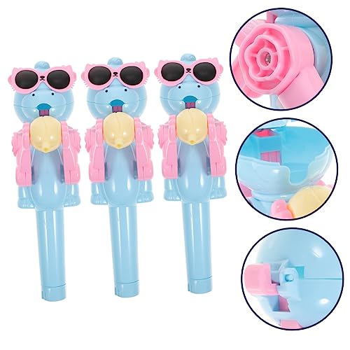 ibasenice 3pcs Lollipop Machine Cozmo The Robot Toy Lollipop Holder for Kids Toys Lollipop Storage Toy Lollipop Holder Toy Lovely Lollipop Holder Party Prank Robot Lollipop Food