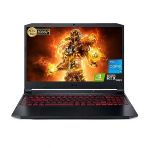 acer 2023 newest nitro 5 gaming laptop, 15.6" fhd ips 144hz display, intel core i5-11400h (beats i7-1165g7), geforce rtx 3050ti, 16gb ram, 512gb ssd, wi-fi 6, backlit keyboard, windows 11 home