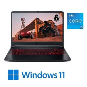 acer 2023 Newest Nitro 5 Gaming Laptop, 15.6" FHD IPS 144Hz Display, Intel Core i5-11400H (Beats i7-1165G7), GeForce RTX 3050Ti, 16GB RAM, 512GB SSD, Wi-Fi 6, Backlit Keyboard, Windows 11 Home