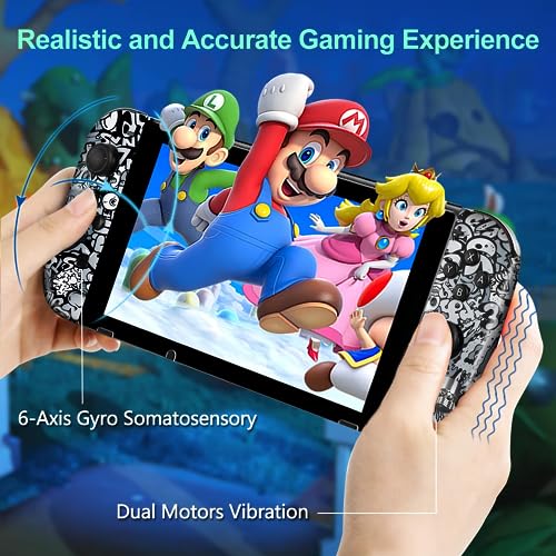 PPMTS Joypad Controller for Nintendo Switch Compatible with Nintendo Switch/Lite/OLED,Supports Screenshot/Wake-up Function/Motion Control