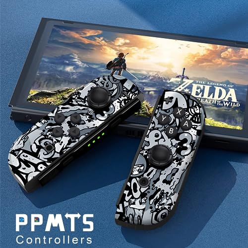 PPMTS Joypad Controller for Nintendo Switch Compatible with Nintendo Switch/Lite/OLED,Supports Screenshot/Wake-up Function/Motion Control