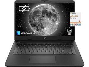 hp newest 14" premium laptop, intel quad-core pentium n5030(up to 3.1 ghz), 16gb ram, 1tb pcie ssd, 1-year office 365, bluetooth, webcam, wifi, type-c, hdmi, win 10s, jet black