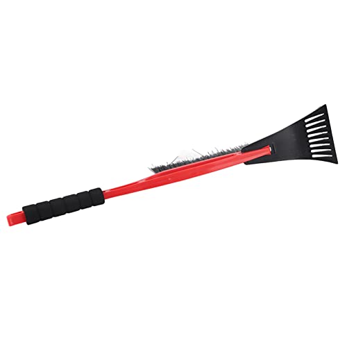 Astibym Car Snow Scraper, Snow Brush Shovel Practical 2 in 1 Simple Operation Sturdy High Strength for Vehicle