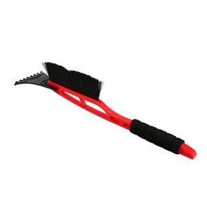 Astibym Car Snow Scraper, Snow Brush Shovel Practical 2 in 1 Simple Operation Sturdy High Strength for Vehicle