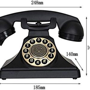 Phone Home Phone Desner Retro Phone/Rotary Dial Telephone/Retro Style Phone/Vintage Telephone/Classic Desk Dialler Landline Phone Vintage Business Office Landline (Button Style) (Button Style b)