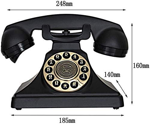 Phone Home Phone Desner Retro Phone/Rotary Dial Telephone/Retro Style Phone/Vintage Telephone/Classic Desk Dialler Landline Phone Vintage Business Office Landline (Button Style) (Button Style b)