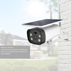 Dioche Wireless WiFi HD Full Color Night Solar Security Camera IP67 Waterproof Outdoor Surveillance