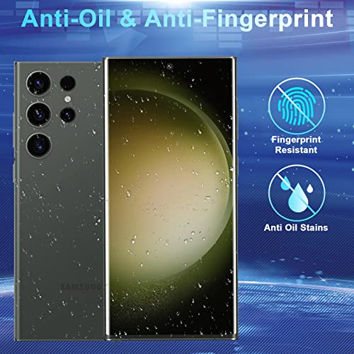 kogi Galaxy S23 Ultra Screen Protector [2+2 Pack] Camera Lens Protector, Fingerprint Unlock Support, HD Tempered Glass, Touch Sensitive, Anti Scratch, for Samsung S23 Ultra 5G Glass Screen Protector