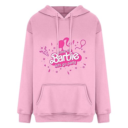 Come On Let's Go Party Clothes for Women Trendy Hoodies Sweatshirts Cute Hooded Pullover Fall Casual Holiday Tops