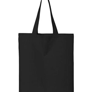 shop4ever I Myself am Strange and Unusual Halloween Trick or Treat Eco Cotton Tote Reusable Shopping Bag Black ECO 1