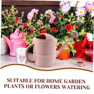 MERRYHAPY Gardening Watering Can Plastic Carafe Spray Bottles for Plants Jug Water Bottle Garden Watering Decorate Water Bottle Garden Watering Can Long Mouth Watering Pot Juicy Kettle Set