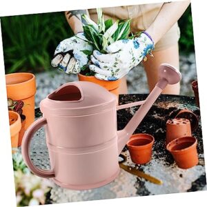 MERRYHAPY Gardening Watering Can Plastic Carafe Spray Bottles for Plants Jug Water Bottle Garden Watering Decorate Water Bottle Garden Watering Can Long Mouth Watering Pot Juicy Kettle Set