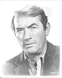 gregory peck 1970 8x10 photo portrait i walk the line