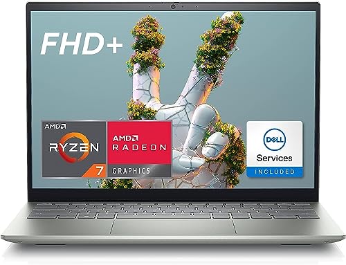 DELL 2023 Inspiron 14 Business Laptop, 14" FHD Display, AMD Ryzen 7 5825U(Beats i7-1185G7), Backlit Keyboard, HDMI,USB-C, BT,WiFi,Windows 11 Pro,Pebble Green (32G RAM | 1TB SDD)