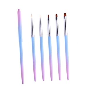 FRCOLOR 1Pc Nail Brush Pen nail painting pens nail liner brush nail brush acrylic brochas para uñas acrilicas gel nail brush nail pull pen girls nail art nail art tool Nail Pen Qiu Ju mix