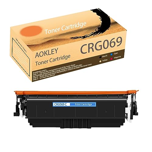 CRG069 Toner Cartridge , Replacement for Canon CRG069 Toner Cartridge, Compatible with LBP673 MF750 LBP673CDN LBP673CDW LBP674CX MF752CDW MF756CX Printer  Cyan