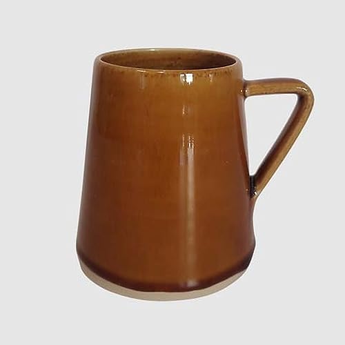 Castle Arch Pottery Ceramic Mug Savor Brown Handmade Pottery Tea Cup Stoneware Kithen Breakfast Item Housewarming Gift Kitchenware Present