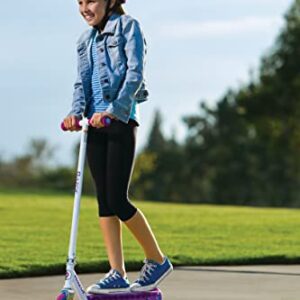 Razor Party Pop Kick Scooter for Kids Ages 6+ - 12 Multi-Color LED Lights, Urethane Wheels & A5 Lux Kick Scooter for Kids Ages 8+ - 8 Urethane Wheels, Anodized Finish Featuring Bold