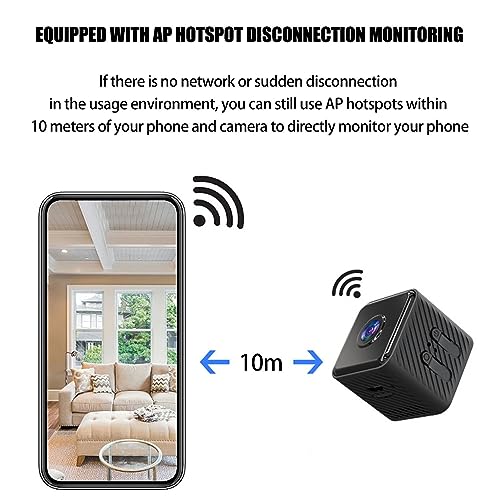 Yoidesu 1080P Security Camera Wireless Outdoor Indoor with Magnetic Mount, WiFi Battery Powered Camera for Home Security, Night Vision AI Motion Detection