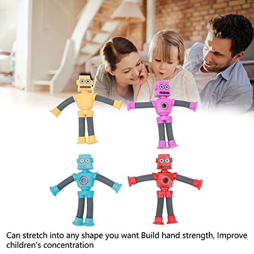 Telescopic Suction Cup Robot Toy,idget Toys Robot Party Favors for Anxiety Kids