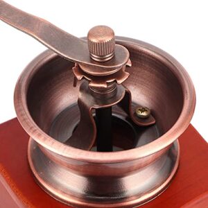 Mini Vintage Hand Cranked Coffee Bean Mill Manual Coffee Grinder for Household Use - Electric and Burr Coffee Grinder Espresso Grinder Manual Coffee Grinder