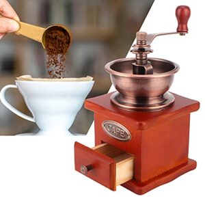 Mini Vintage Hand Cranked Coffee Bean Mill Manual Coffee Grinder for Household Use - Electric and Burr Coffee Grinder Espresso Grinder Manual Coffee Grinder