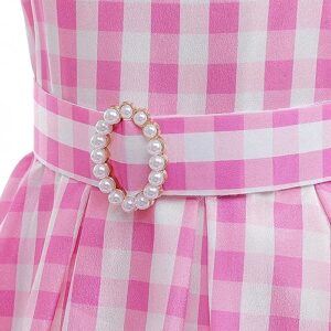 MITUN SEMI 3T-10 Years Pink Dress for Girls, Pink Clothes for Girls, Pink Costume Cosplay Dress Up Kids Outfits