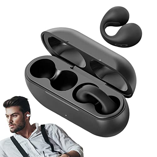 Bone Conduction Earbuds, True Wireless Noise Cancelling Earbuds, Touch-Sensitve Earbuds with Type C Charging Port, Ipx4 Waterproof Stereo Earphones, Bluetioth Running Headphones for Workouts & Cycling