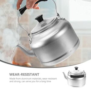 UPKOCH aluminum kettle water kettle tea pot coffee pot handle stovetop kettle stovetop boiler wear-resistant coffee kettle daily use coffee kettle teapot tea kettle aluminum pot Handheld