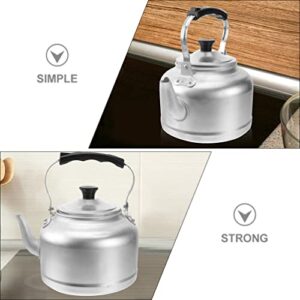 UPKOCH aluminum kettle water kettle tea pot coffee pot handle stovetop kettle stovetop boiler wear-resistant coffee kettle daily use coffee kettle teapot tea kettle aluminum pot Handheld