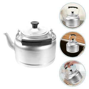 UPKOCH aluminum kettle water kettle tea pot coffee pot handle stovetop kettle stovetop boiler wear-resistant coffee kettle daily use coffee kettle teapot tea kettle aluminum pot Handheld