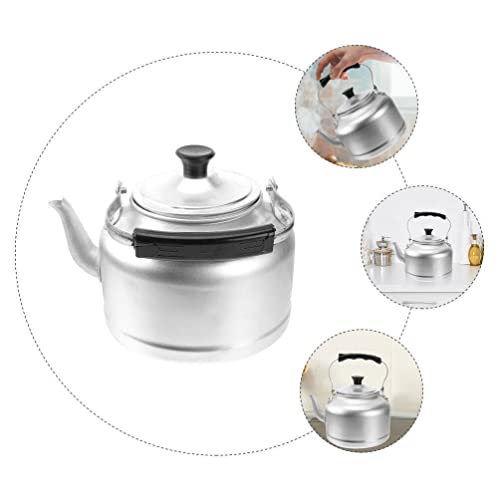 UPKOCH aluminum kettle water kettle tea pot coffee pot handle stovetop kettle stovetop boiler wear-resistant coffee kettle daily use coffee kettle teapot tea kettle aluminum pot Handheld