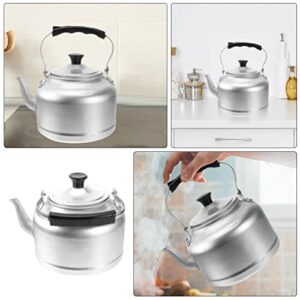 UPKOCH aluminum kettle water kettle tea pot coffee pot handle stovetop kettle stovetop boiler wear-resistant coffee kettle daily use coffee kettle teapot tea kettle aluminum pot Handheld