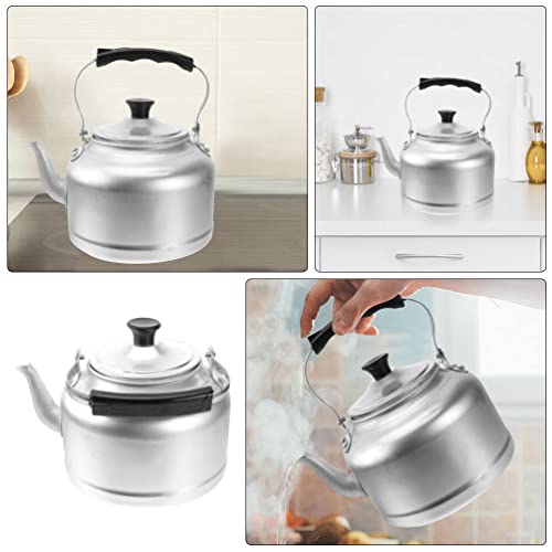 UPKOCH aluminum kettle water kettle tea pot coffee pot handle stovetop kettle stovetop boiler wear-resistant coffee kettle daily use coffee kettle teapot tea kettle aluminum pot Handheld