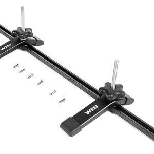 WEN 24-Inch Universal T-Track and Hold Down Clamps Kit for Woodworking (WAT241)