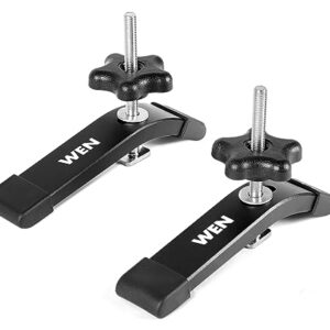 WEN 24-Inch Universal T-Track and Hold Down Clamps Kit for Woodworking (WAT241)