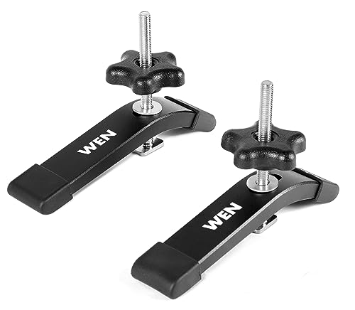 WEN 24-Inch Universal T-Track and Hold Down Clamps Kit for Woodworking (WAT241)