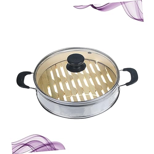 Food Steamer Basket Bamboo buns steamer cookware steamer kitchen steamer semi-steel Steamed Dumplings Cage Stainless Steel Steamer