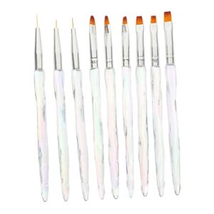 frcolor 9pcs nail pen nail liner brush arts & crafts nail gem picker nail dotting pen lipstick pen nail art supplies nail supplies lipstick applicator lip liner tool japanese-style acrylic